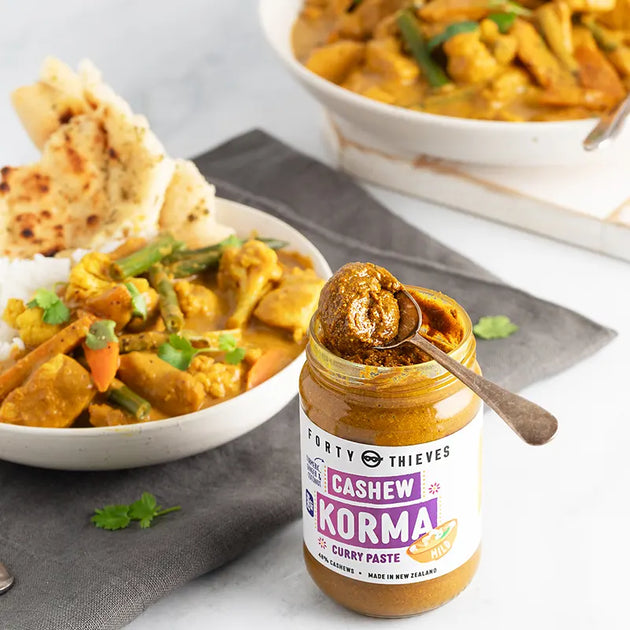 ~ Cashew Chicken Korma Recipe (using Forty Thieves Curry Paste) | Keto ...