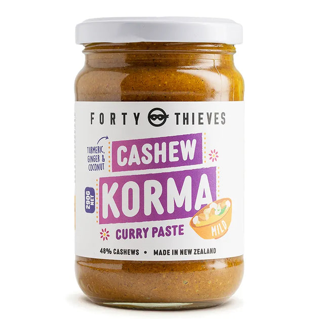 Cashew Korma Curry Paste 290g by Forty Theives from Keto Store NZ ...