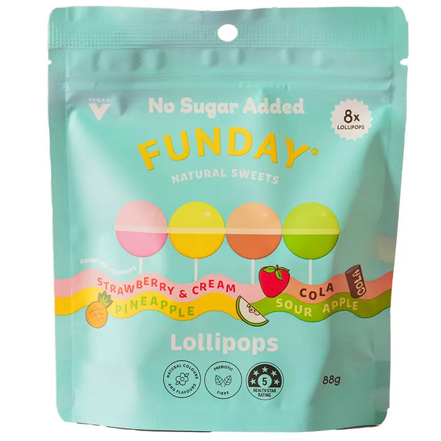 Funday 8 pack of Lollipops from Keto Store NZ | Keto Store NZ Ltd