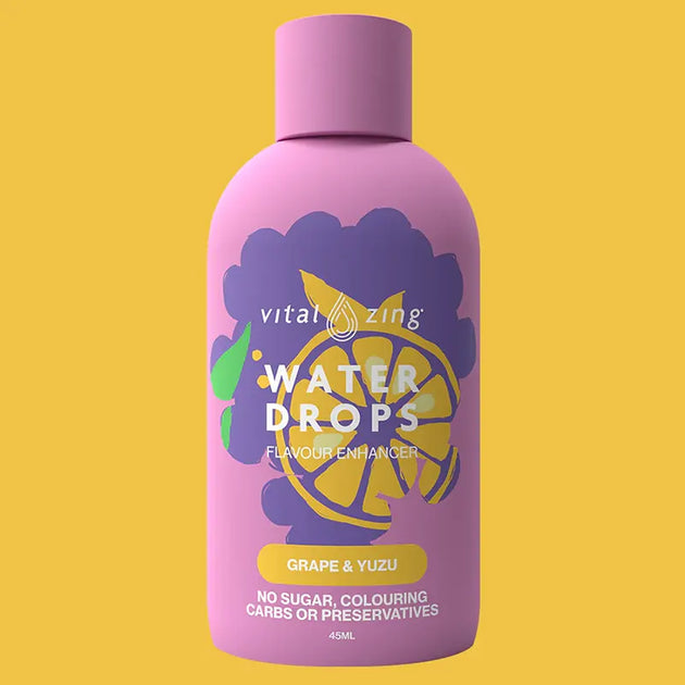 Water drops - Grape Yuzu - VitalZing at Keto Store NZ | Keto Store NZ Ltd