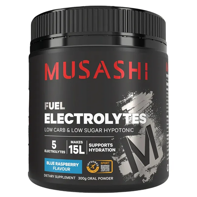 Musashi Blue Raspberry Electrolytes | Keto Store NZ | Keto Store NZ Ltd
