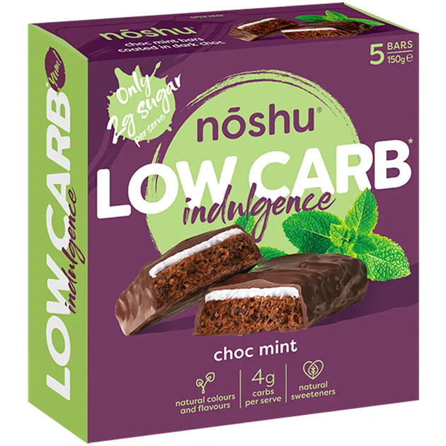 Noshu Low Carb Indulgence Chocolate Mint Bars from Keto Store NZ | Keto ...