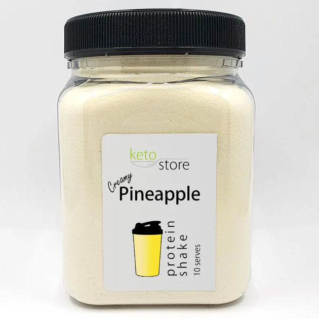 Pineapple Protein Shake 10 Serve Jar from Keto Store NZ | Keto Store NZ Ltd
