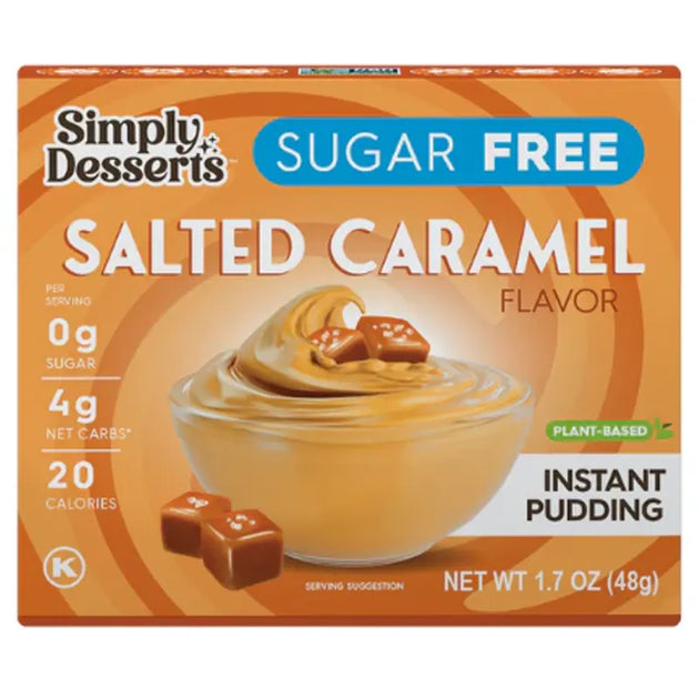 Simply Desserts Salted Caramel Instant Pudding from Keto Store NZ ...