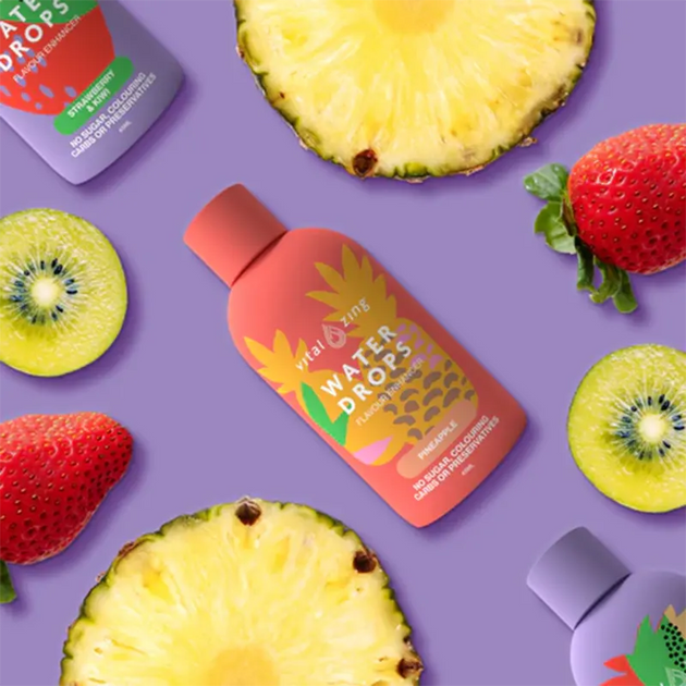 Water drops - Tropical Berry Splash - VitalZing at Keto Store NZ | Keto ...