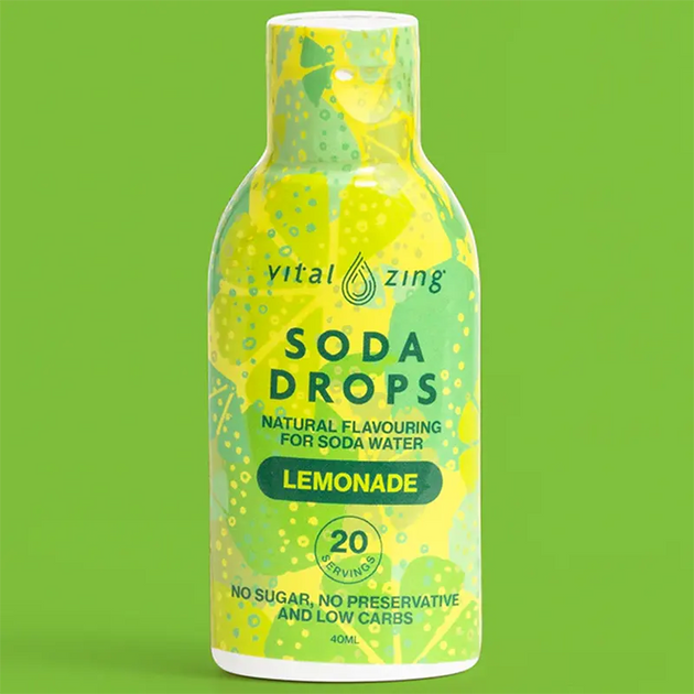 Soda drops - Lemonade - VitalZing at Keto Store NZ | Keto Store NZ Ltd