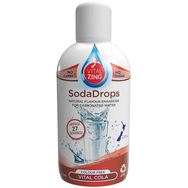 Soda drops - Cola - VitalZing at Keto Store NZ | Keto Store NZ Ltd